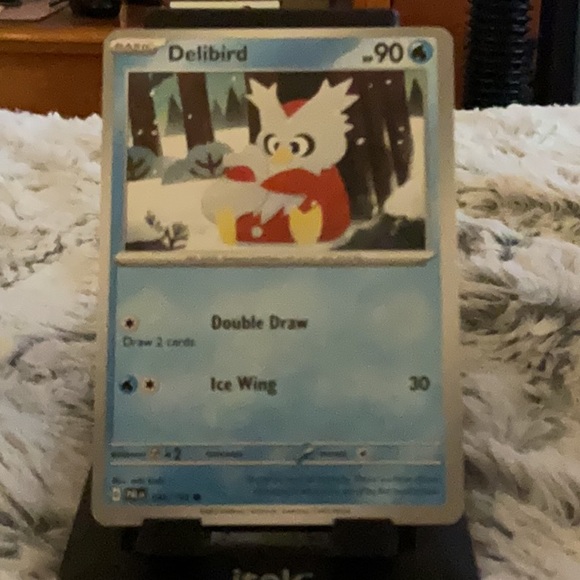 Pokemon | Toys | Delibird Card Red And White | Poshmark